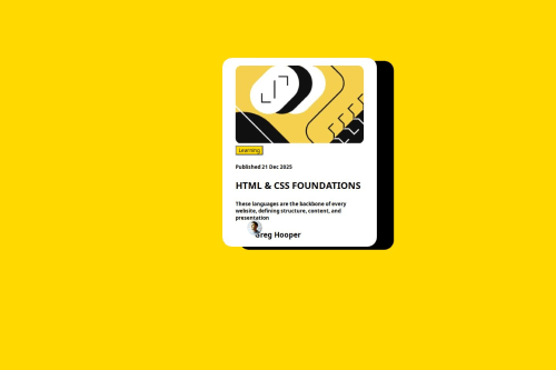 Frontend Mentor Blog Preview Card Using Html And Css Flexbox Coding