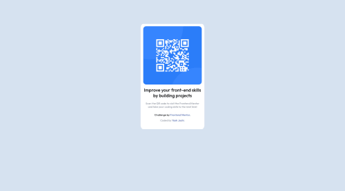 QR Code Component Solution coding challenge solution