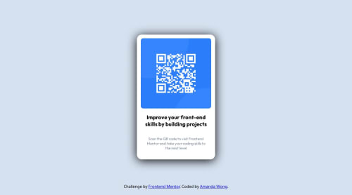 Frontend Mentor Qr Code Component Using Html And Css Coding Challenge