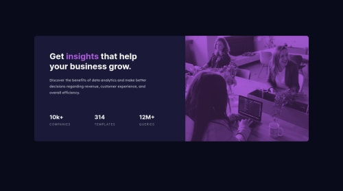 Frontend Mentor Stats Preview Card Using Html And Css Flexbox Coding