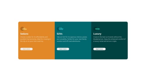 Three columns with css grid coding challenge solution