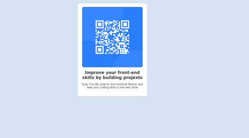 Frontend Mentor Qr Code Card Using Html And Css Coding Challenge Solution 3714
