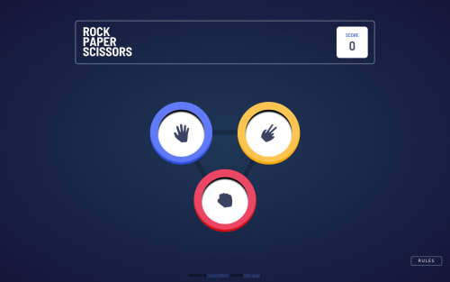 Frontend Mentor | Rock Paper Scissors Game Using HTML,CSS, Pure JS ...