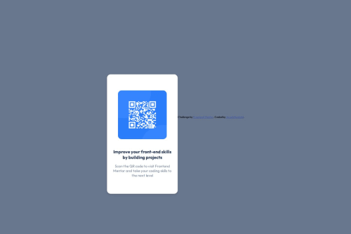 Frontend Mentor Qr Code Challenge Solution Coding Challenge Solution