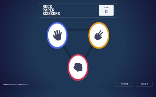 Frontend Mentor | Rock, Paper, Scissors game coding challenge solution Frontend Mentor | Rock, Paper, Scissors game coding challenge solution