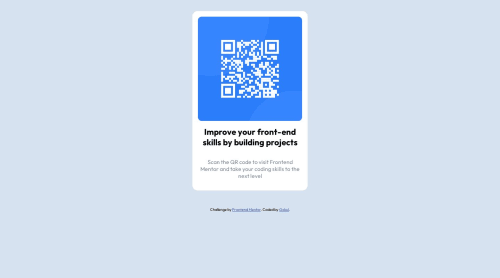 Frontend Mentor Qr Code Challenge Using Flexbox Coding Challenge Solution