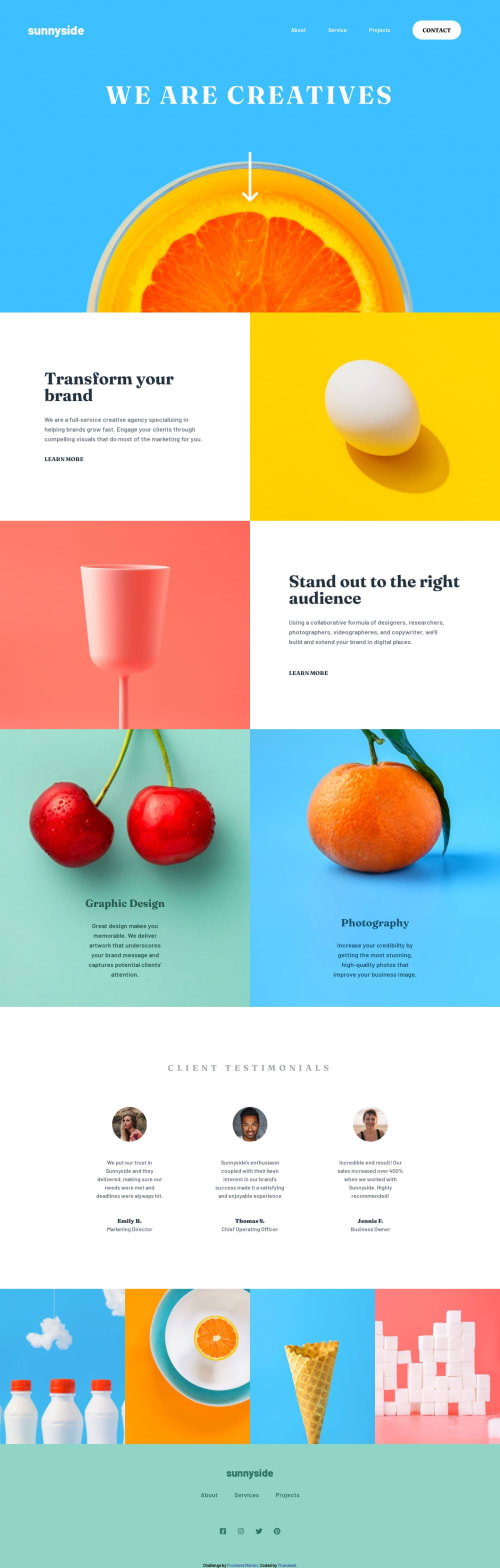 Frontend Mentor | Sunnyside-landing-page using React & Tailwind coding ... Frontend Mentor | Sunnyside-landing-page using React & Tailwind coding ...