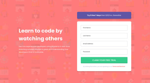 Frontend Mentor | intro-component using html css and js coding challenge solution