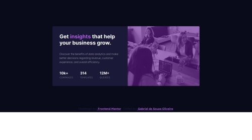 Frontend Mentor | Stats preview card using just HTML and CSS. coding challenge solution