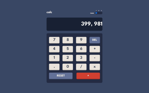 Frontend Mentor | Responsive Calculator App coding challenge solution Frontend Mentor | Responsive Calculator App coding challenge solution