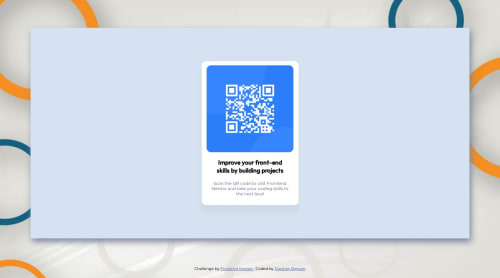 Frontend Mentor | QR-component-reponsove-card-using html - CSS coding challenge solution