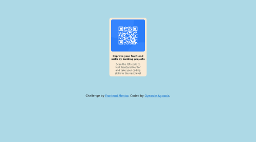 My-First-Challenge (QR-Code-component-challenge) using HTML and CSS coding challenge solution ...