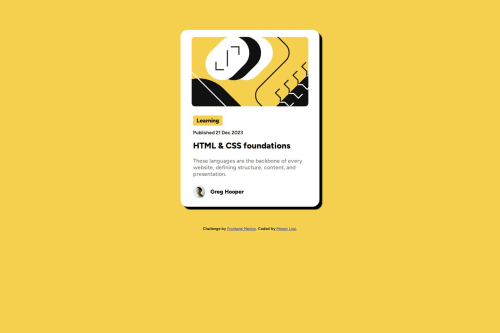 Frontend Mentor | página responsiva utilizando CSS coding challenge solution