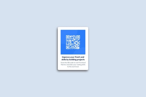 Frontend Mentor | My first challenge - QR code challenge using basic HTML/CSS coding challenge ...