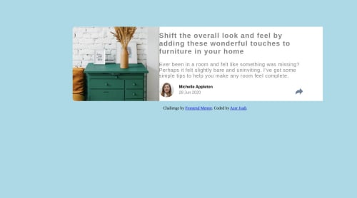 Article-preview-component coding challenge solution