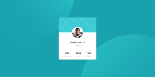 Frontend Mentor | Profile Card using Next.js and Tailwind coding challenge solution