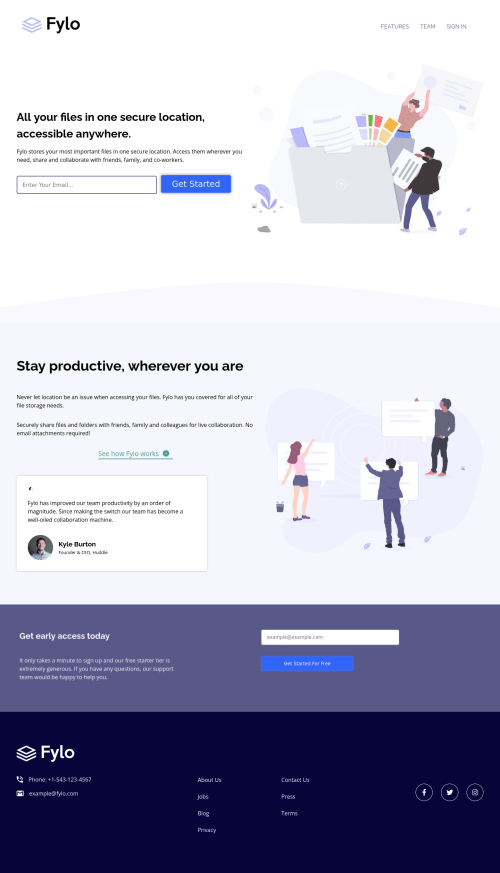 Frontend Mentor | SCSS, grid, flexbox layout and JS coding challenge solution