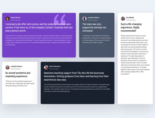 Frontend Mentor | Responsive page using css grid coding challenge solution