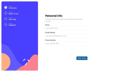 Multi Form Project with Next.js, redux-toolkit and tailwindcss coding challenge solution ...