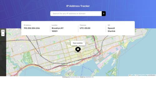 Frontend Mentor Ip Address Tracker Master Coding Challenge Solution