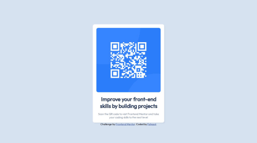 First Mobile - QR Code Component coding challenge solution
