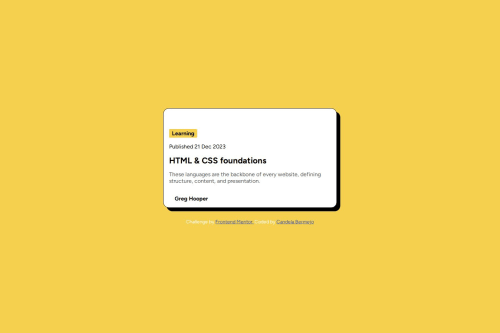 Frontend Mentor | Responsive Web Design using HTML + CSS coding ...