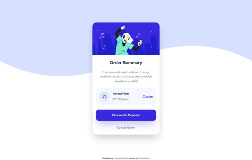 Frontend Mentor | Order Summary Component using Tailwind CSS coding ... Frontend Mentor | Order Summary Component using Tailwind CSS coding ...