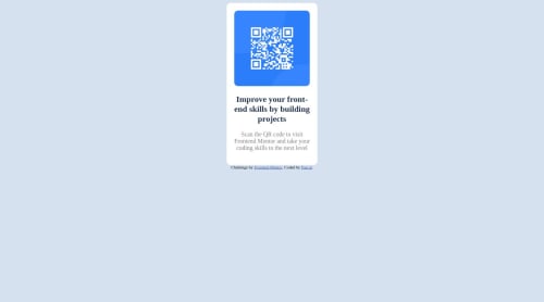 Frontend Mentor | QrCode Media Queries coding challenge solution