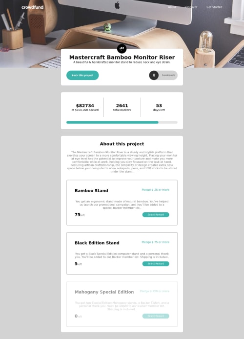 Frontend Mentor | React js + redux and Flexbox coding challenge solution