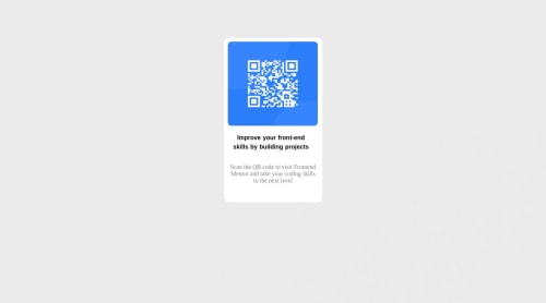 Frontend Mentor Qrcode Using Html And Css Coding Challenge Solution