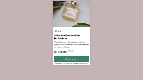 Html and Css Product preview card coding challenge solution | Frontend Mentor