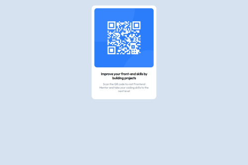 QR Code Component coding challenge solution | Frontend Mentor