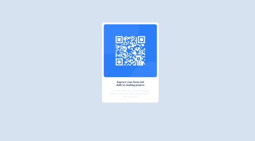 QR_code component, relative positioning coding challenge solution