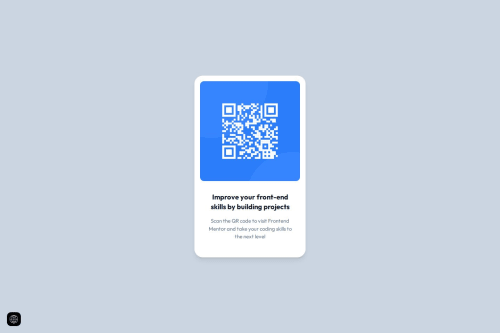 Frontend Mentor | QR Code Component Solution coding challenge solution