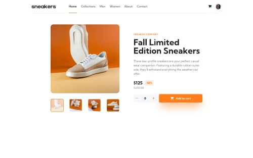 Frontend Mentor | Responsive Ecommerce-Product-page using ReactJs and ...