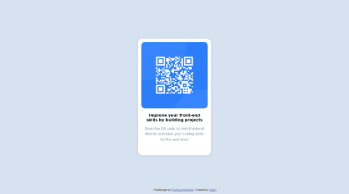 Frontend Mentor Frontend Mentor Qr Code Component Using Html Css 6353