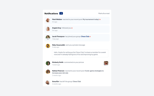 Frontend Mentor | notification page using tailwindCSS coding challenge solution