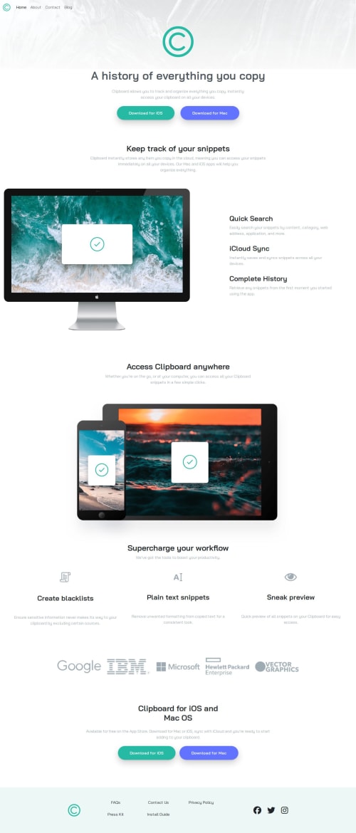 Frontend Mentor | Responsive Landing page using HTML and CSS coding challenge solution