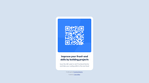 Frontend Mentor | initial QR code challenge, HTML and CSS coding ...