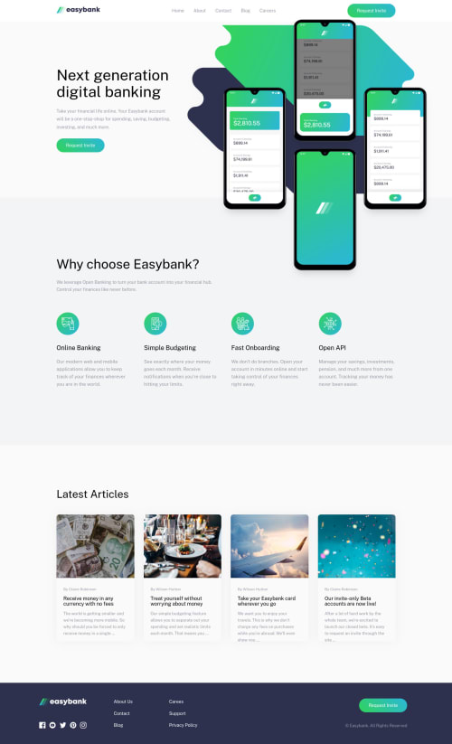 using CSS grid, reusable class names, responsive units coding challenge solution | Frontend Mentor