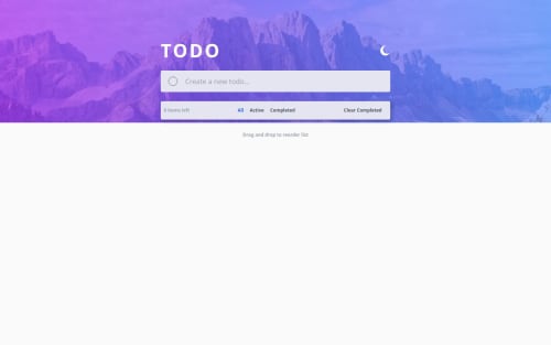 Todo: HTML5 | CSS3 | JavaScript | TailwindCSS coding challenge solution | Frontend Mentor