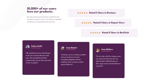 Frontend Mentor | Grid Mobile First Layout(Social-Proof-Section) coding challenge solution