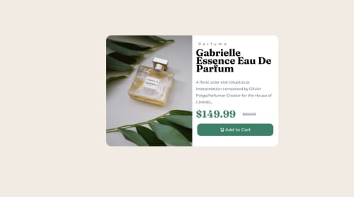 Frontend Mentor | Product Review Card with HTML5 and CSS Grid coding challenge solution