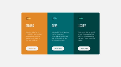 Responsive cards with CSS grid coding challenge solution