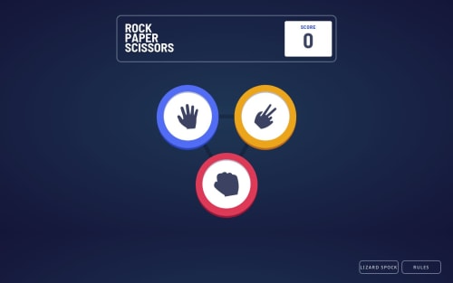 Frontend Mentor | Rock, Paper, Scissors - JavaScript, Html, Css, React coding challenge solution