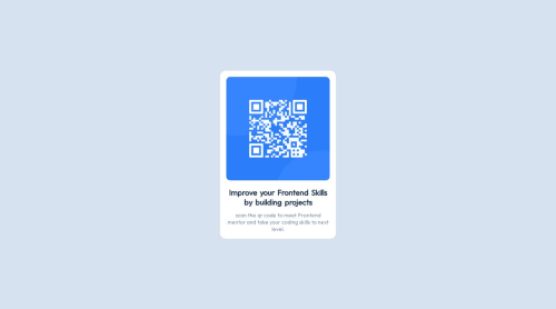 Frontend Mentor | qr code component using html css coding challenge solution