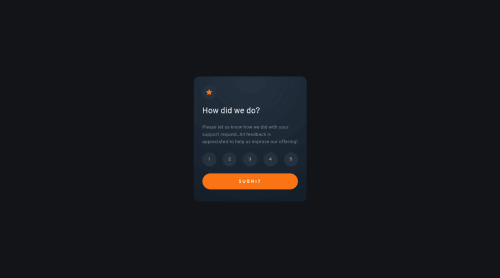 Frontend Mentor Interactive Rating Component Coding Challenge Solution 9319