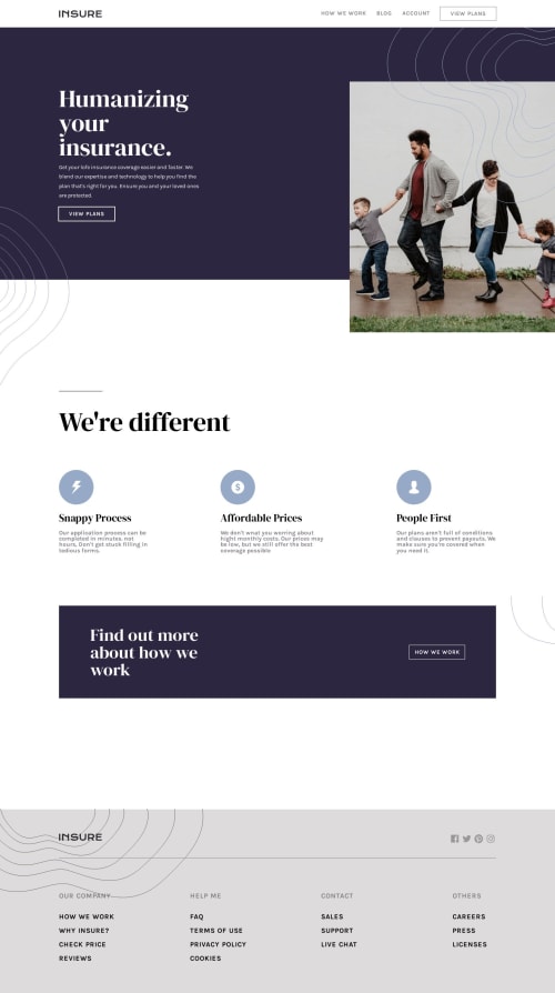 Frontend Mentor Insure Landing Page Responsive Using Html And Css