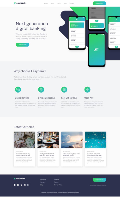 Frontend Mentor Responsive Landing Page Using Html Css And Javascript