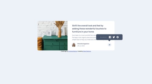 Frontend Mentor | article-preview-component-master-project coding challenge solution
